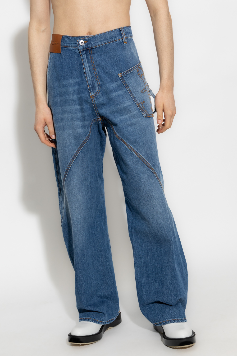 Jw Anderson Loose Fitting Jeans Mens Clothing Vitkac